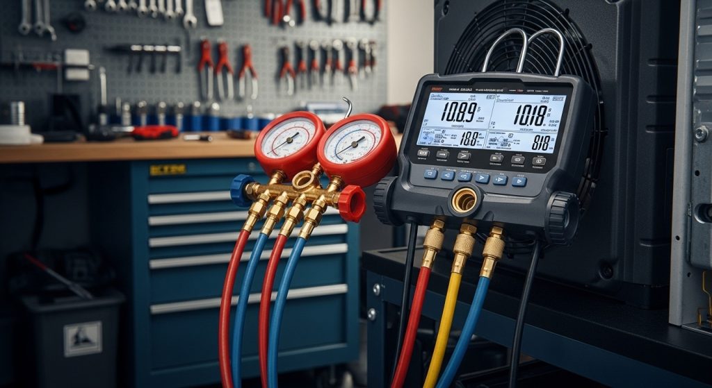 Best Digital Manifold Gauge Sets for Precision HVAC Work in 2026